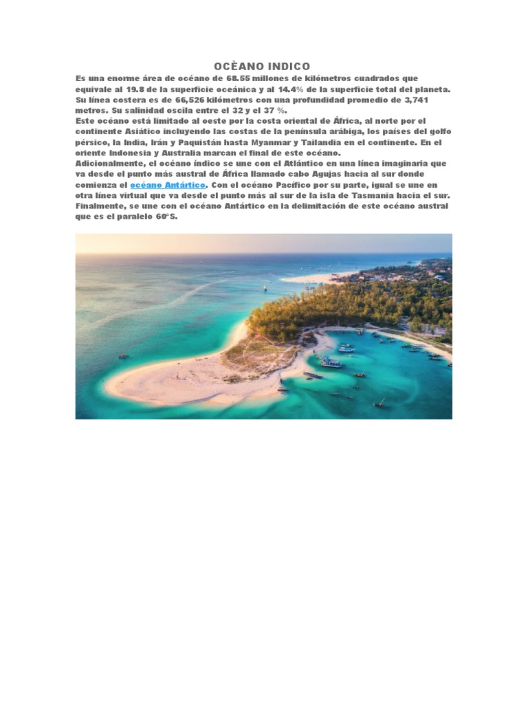 Ocèano Indico | PDF | Océanos | océano Atlántico