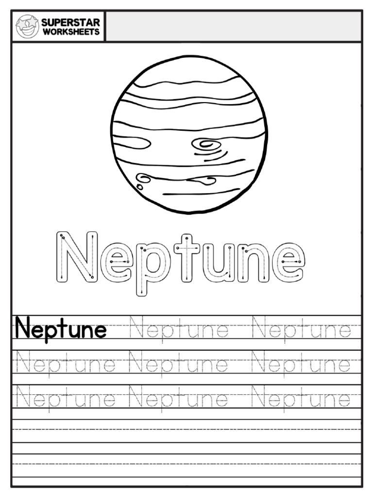 Planets Handwriting Neptune | PDF