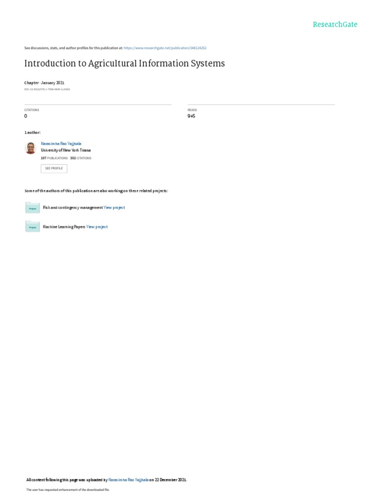 Introduction-to-Agricultural-Information-Systems | PDF | Information ...