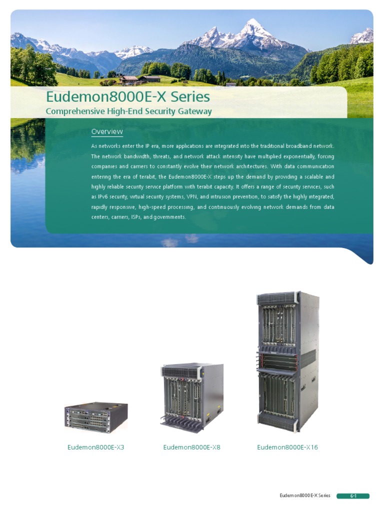 Eudemon8000e X Series Huawei Com | PDF