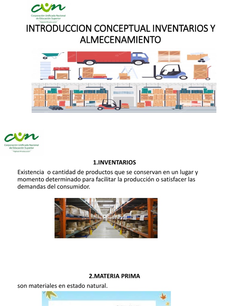 Conceptos Clave de Inventarios y Almacenamiento | PDF | Procesos de ...