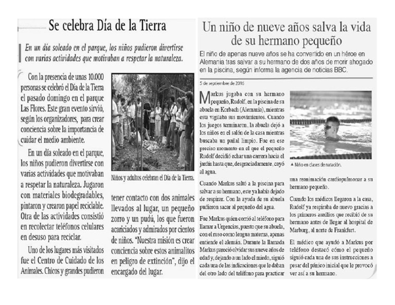 Noticias para Analizar | PDF