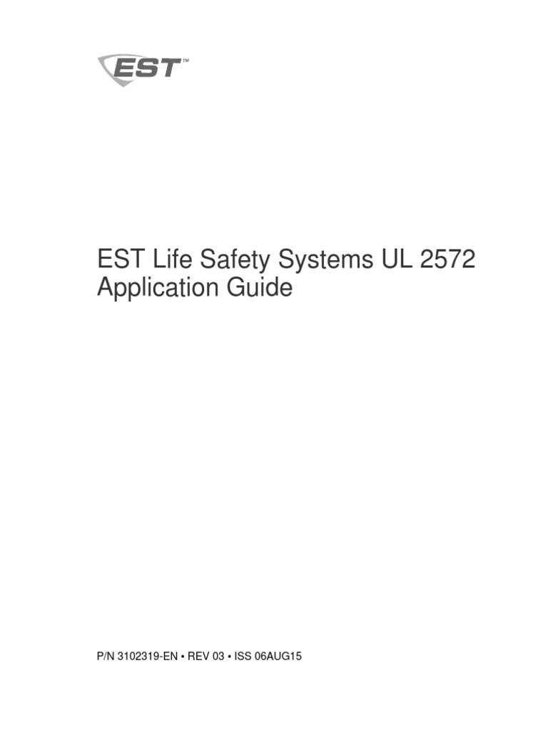 3102319-En EST Life Safety Systems UL 2572 Application Guide | PDF ...