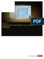 The RET 541/543/545 Transformer Terminals | PDF | Transformer ...