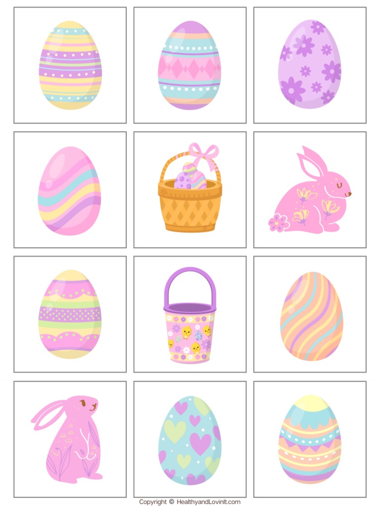 Easter Matching Game | PDF