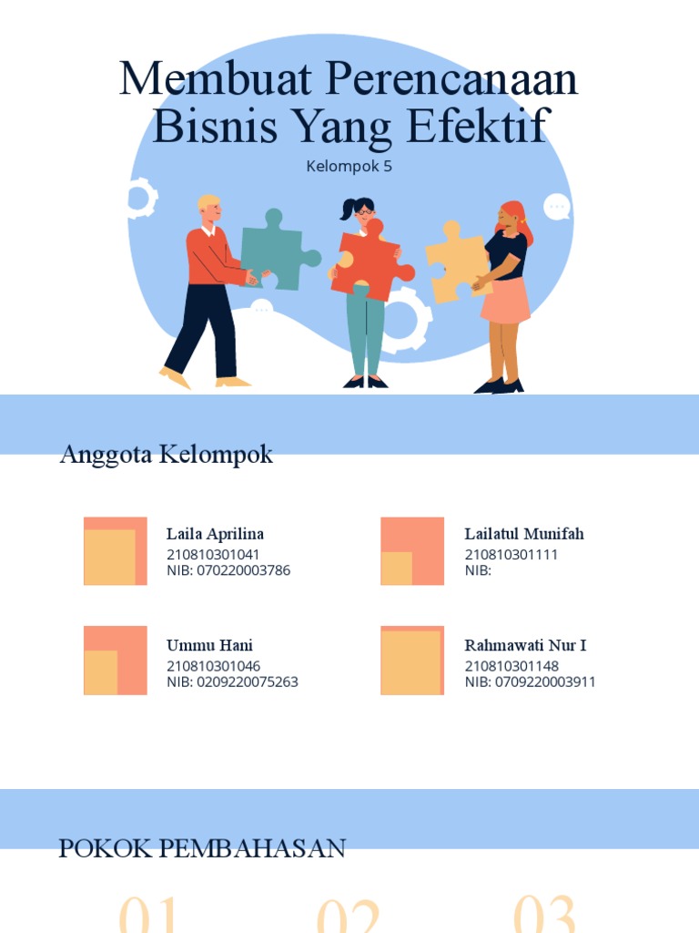 KWU Kel 5 - Membuat Perencanaan Bisnis Yang Efektif | PDF