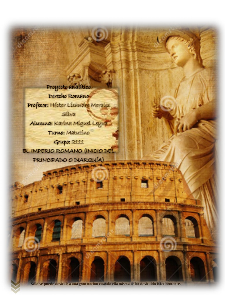 Imperio Romano Principado o Diarquìa | PDF