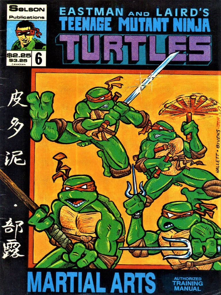 Teenage Mutant Ninja Turtles Authorized Training Manual #6 | PDF