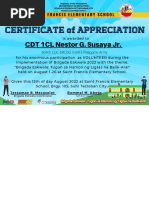 Honesty Award Certificate | PDF