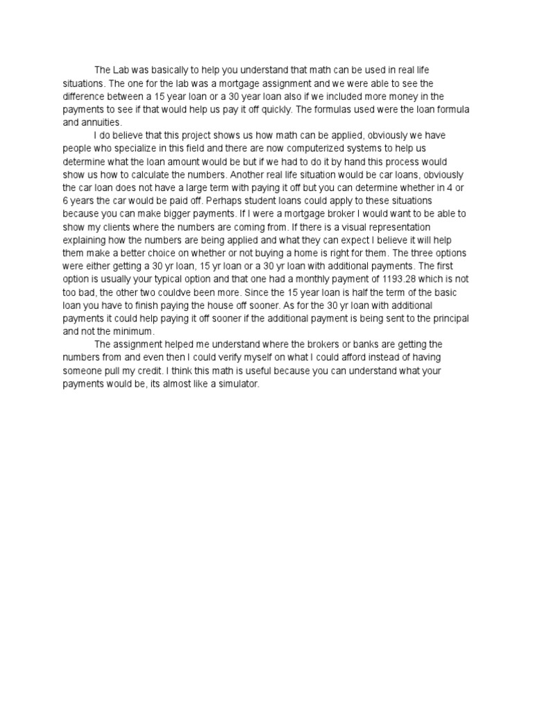 Mortgage Assignment | PDF