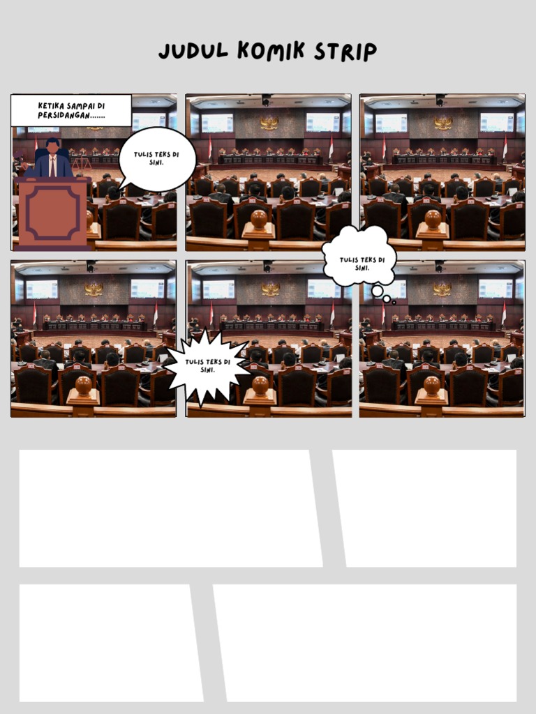 Kosong 6 Panel Komik Strip | PDF