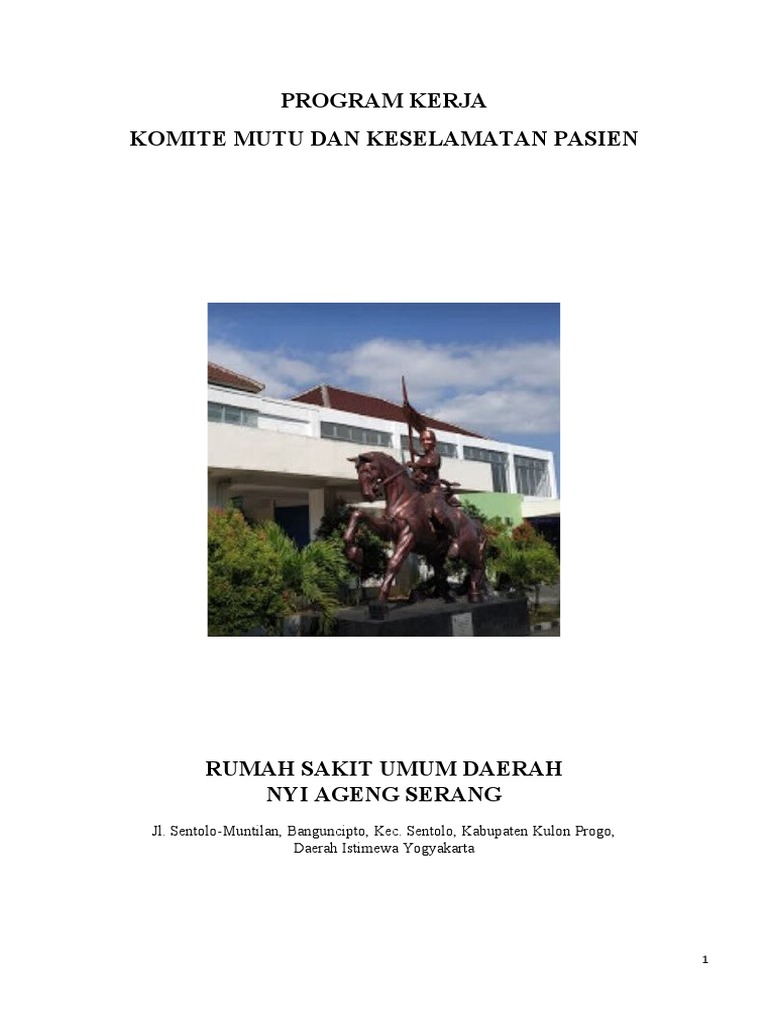 Program Kerja Komite Mutu RS Nyi Ageng | PDF