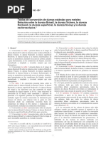 Norma ASTM E18: Dureza Rockwell | PDF | Dureza | Acero