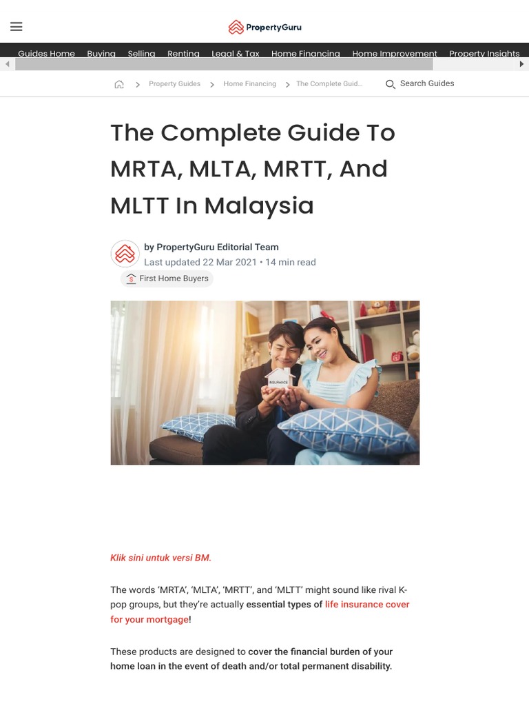 The Complete Guide To Mrta, Mlta, MRTT, and MLTT in Malaysia | PDF ...