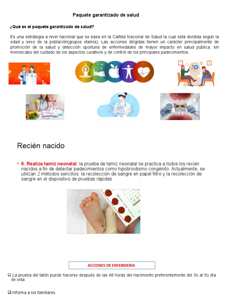 ¿Qué Es El Paquete Garantizado de Salud? | PDF | Violencia doméstica ...