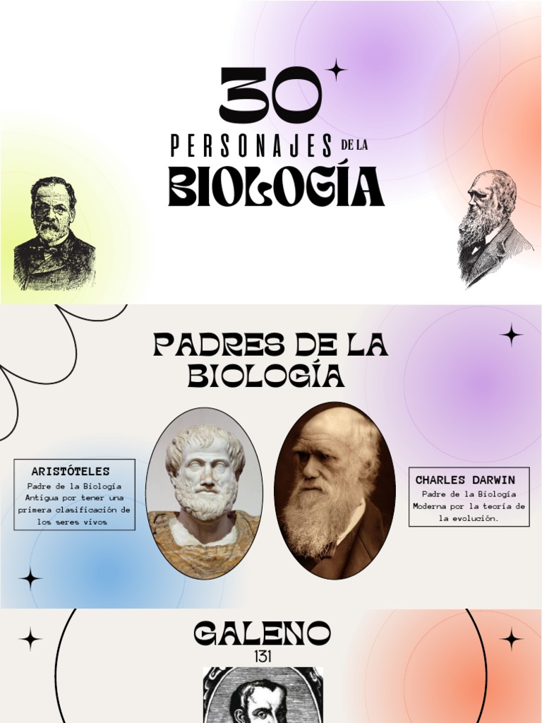 30 Personajes Biología | PDF