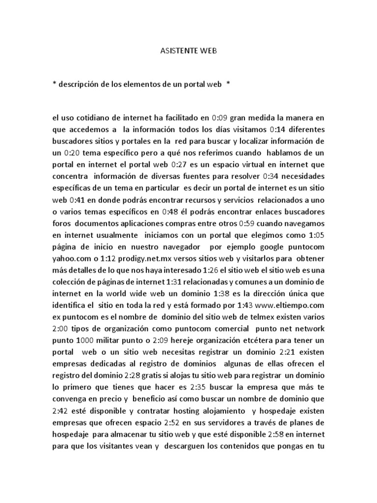 Merged Asistente Web | PDF | Sitios web | Color