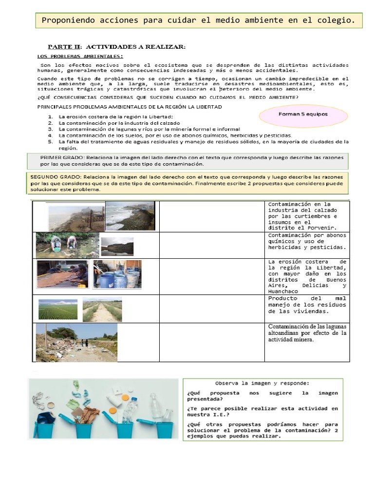 Material S3 DPCC Cuidado Del Medio Ambiente | PDF