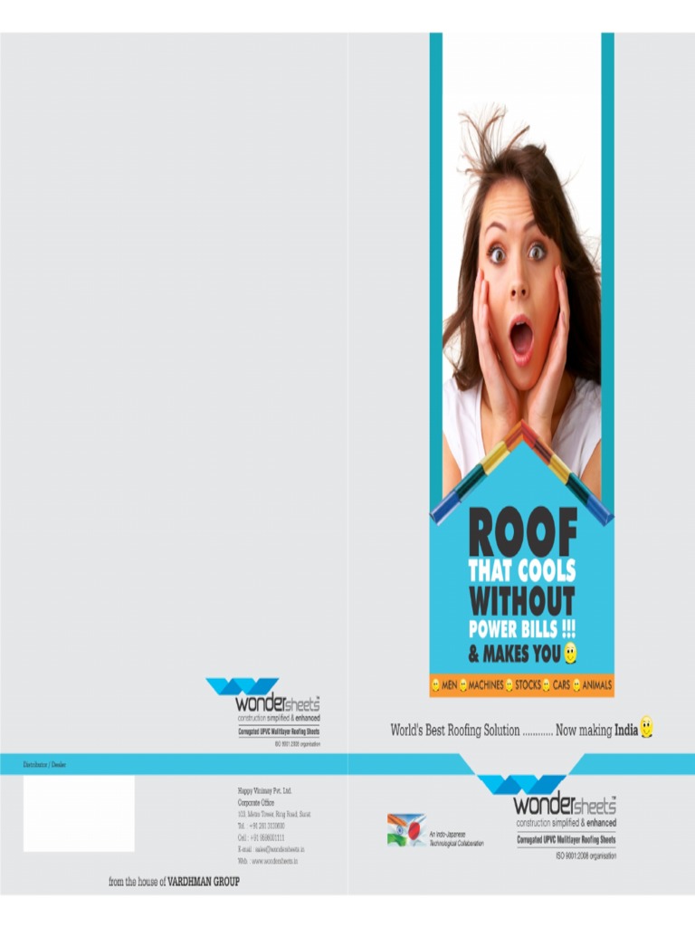 UPVC Sheet - Wonder Sheets - Catalogue | PDF