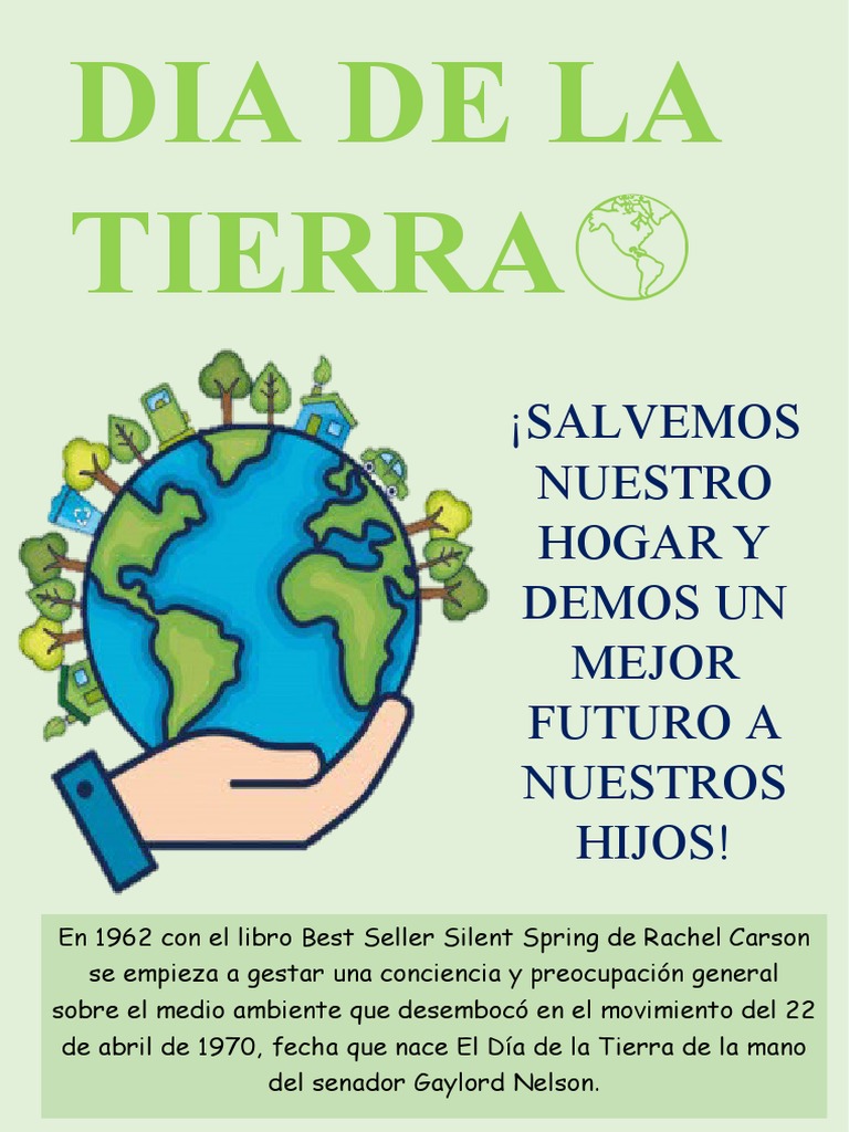 Afiche Del Dia de La Tierra | PDF