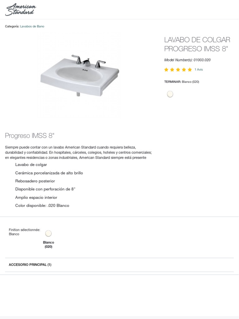 Lavabo De Colgar Progreso Imss 8 Pdf