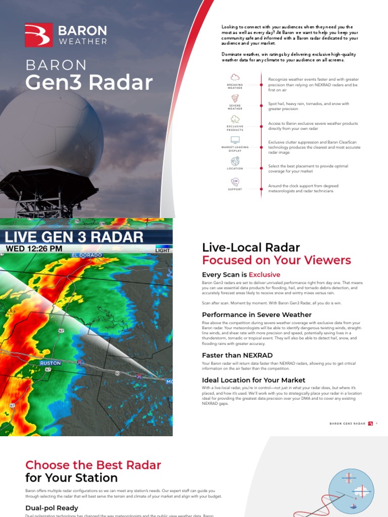 Broadcast-Radar-Brochure_04-2022 | PDF | Radar | Meteorology
