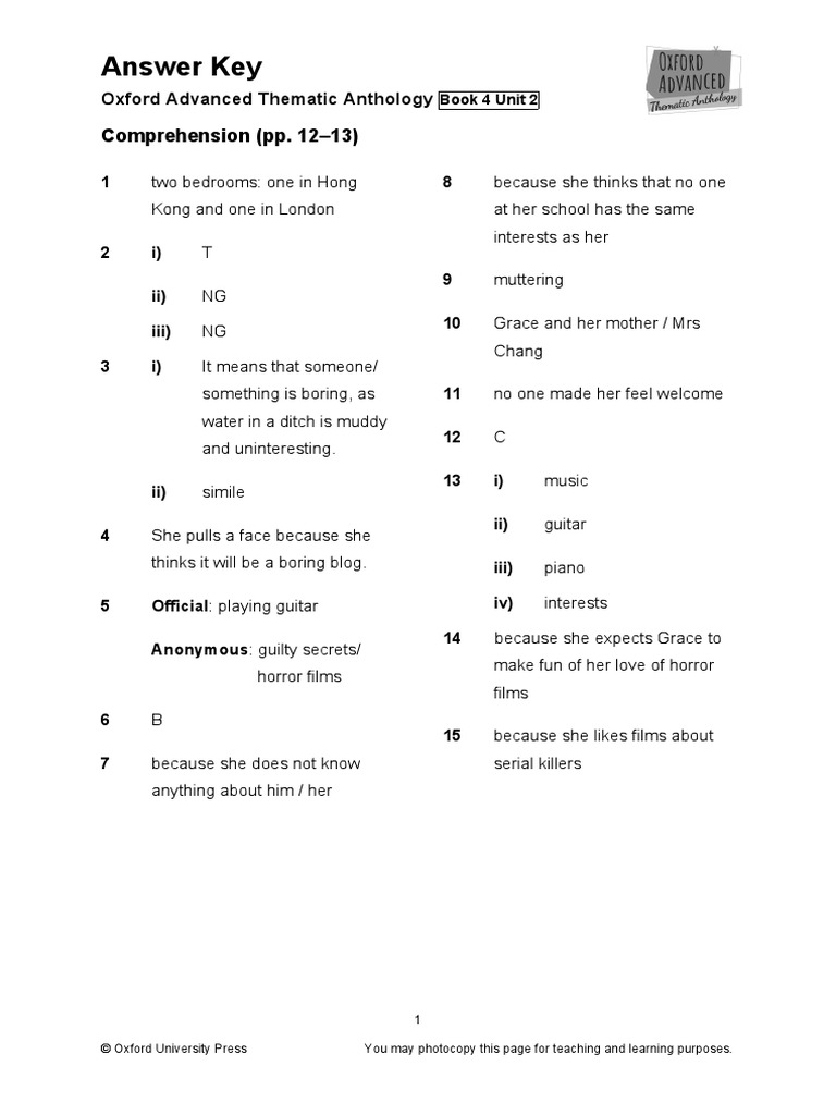 Oata Bk4u2 Ans | PDF