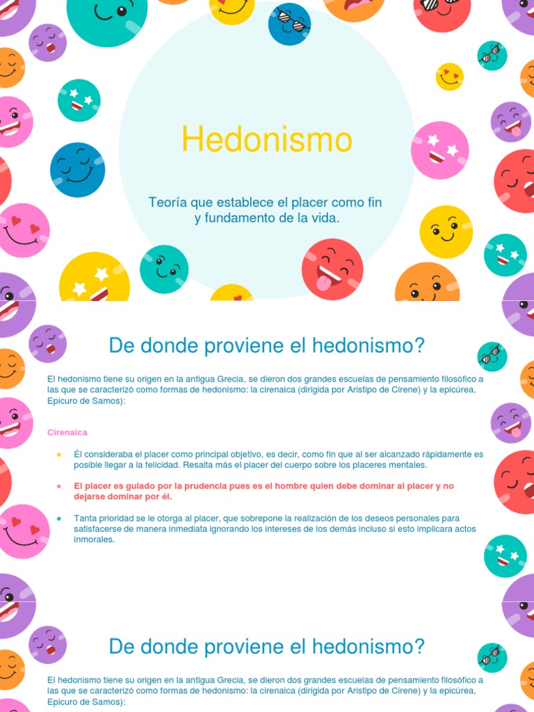 Hedonismo | PDF | Hedonismo | Placer