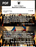 Deped Core Values | PDF | Value (Ethics) | Social Institutions