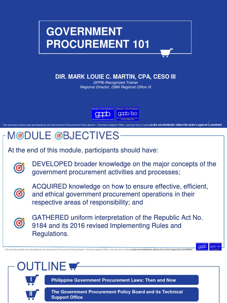 B01 - Government Procurement 101 Presentation | PDF | Liability ...