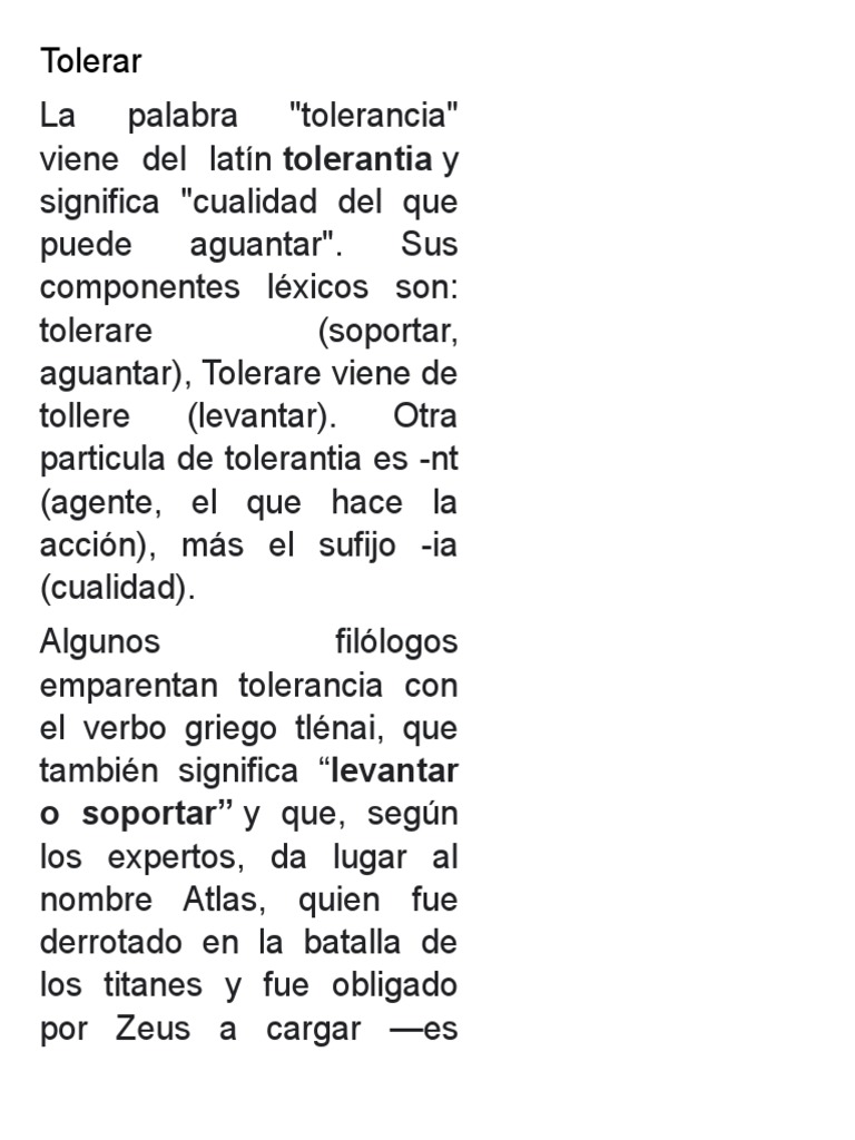 Tolerar ECM | PDF | Tolerancia | Amor