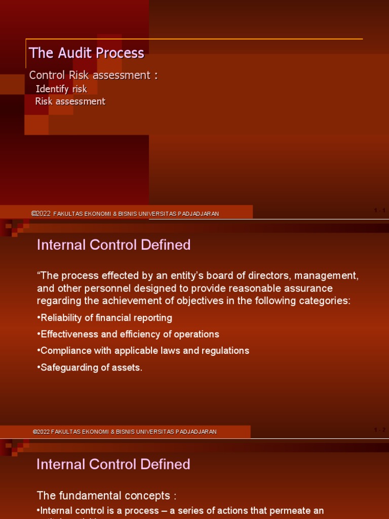 Audit Process - Control Risk Assessment | PDF | Internal Control | Risk