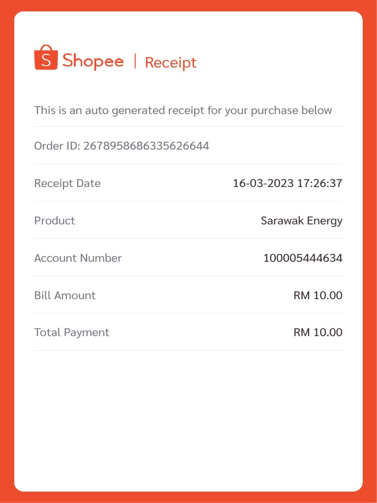 Receipt: This Is An Auto Generated Receipt For Your Purchase Below | PDF