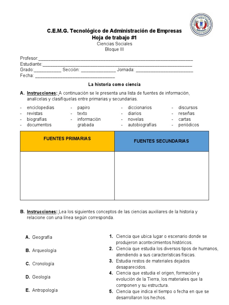Fuentes y Periodización Histórica | PDF | Exploración