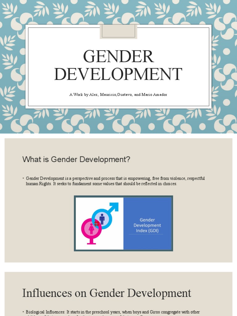 Gender Development | PDF