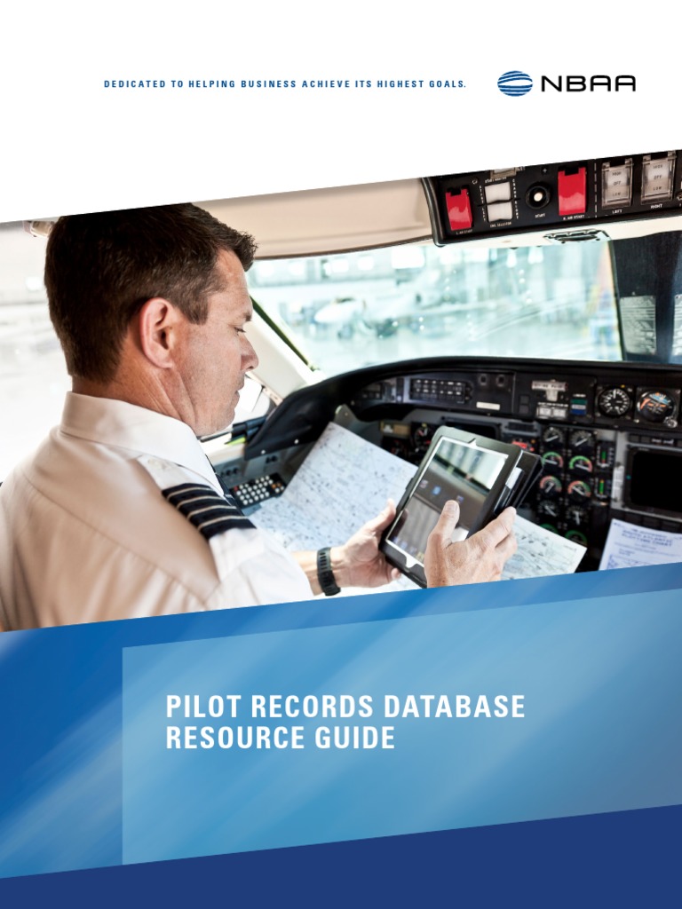 NBAA Pilot Records Database-Resource-Guide | PDF | Federal Aviation ... NBAA Pilot Records Database-Resource-Guide | PDF | Federal Aviation ...