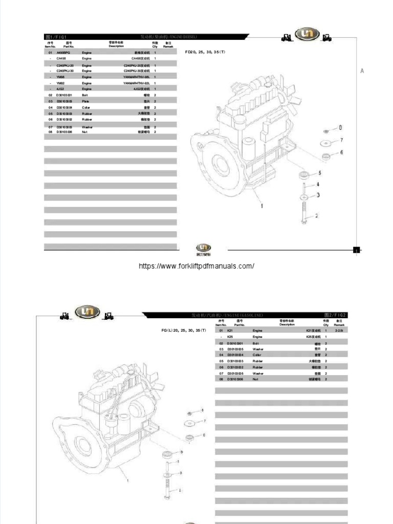 Engine and Parts Catalog Overview | PDF | Filtration | Chemical Equipment