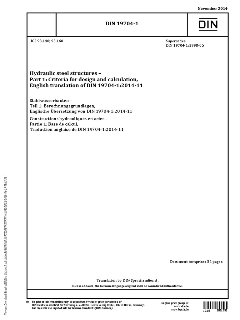 Din 19704-1-2014-11 | PDF | Friction | Bearing (Mechanical)
