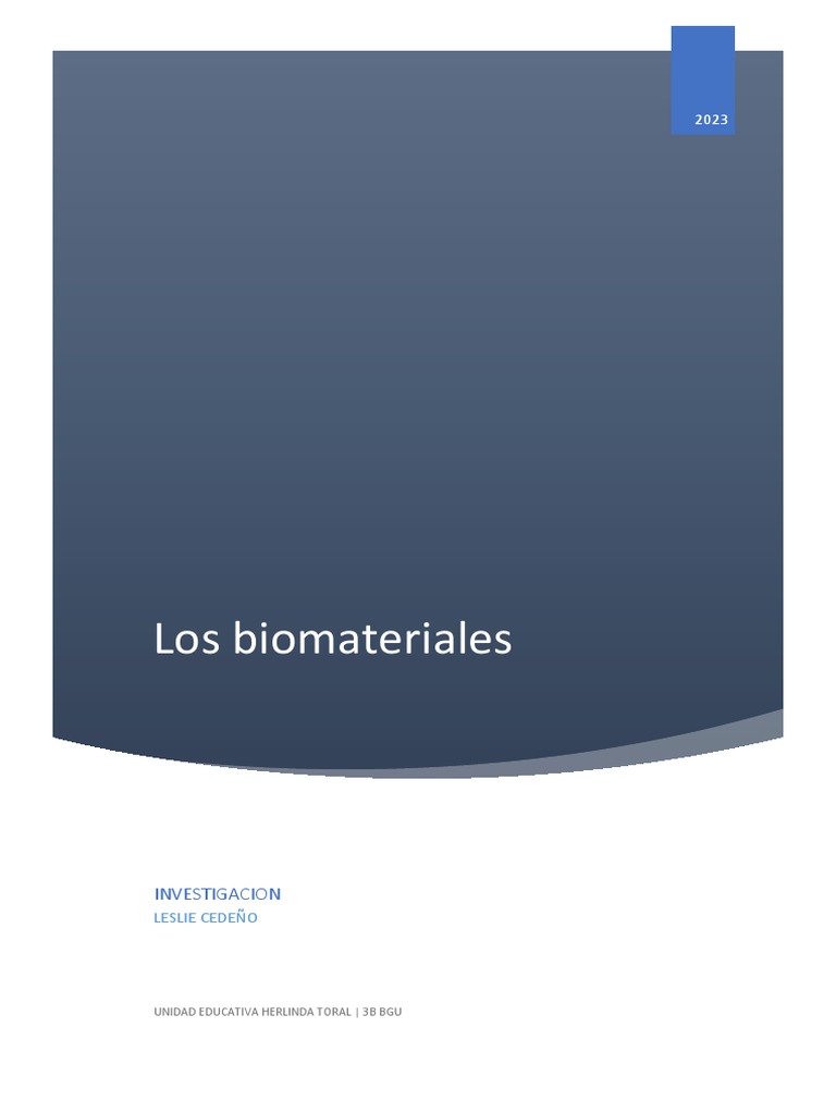 Biomateriales Cerámicos para Huesos | PDF | Biomaterial | Calcio
