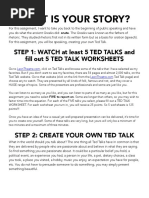 TED Talk Viewing Worksheet Guide | PDF | Linguistics | Human Communication