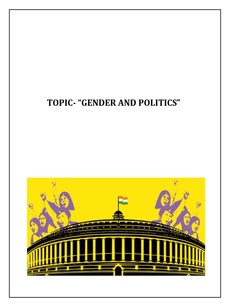 Gender and Politics | PDF | Government | Justice