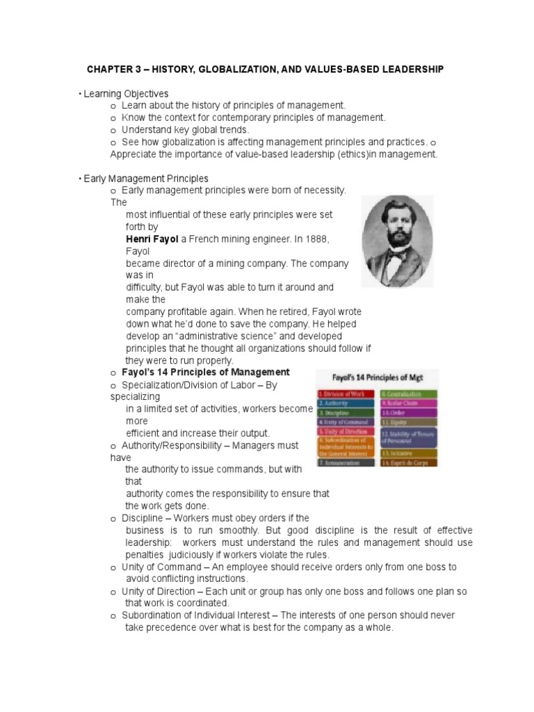 Chapter 3 - History, Globalization, and Values-Based Leadership | PDF | Business