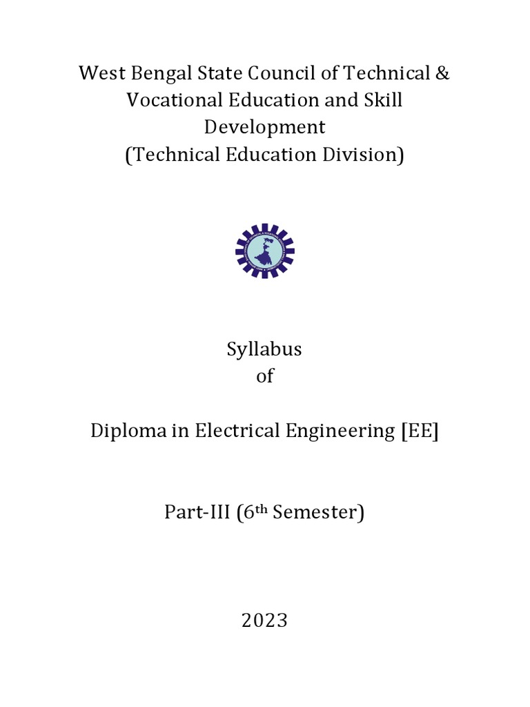 Diploma in Electrical Engineering | PDF | Transformer | Electric Motor