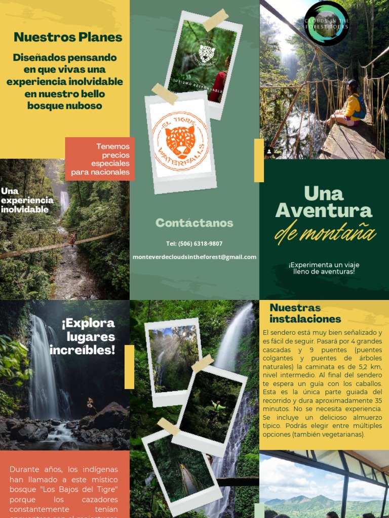 Aventura en Cascadas El Tigre | PDF