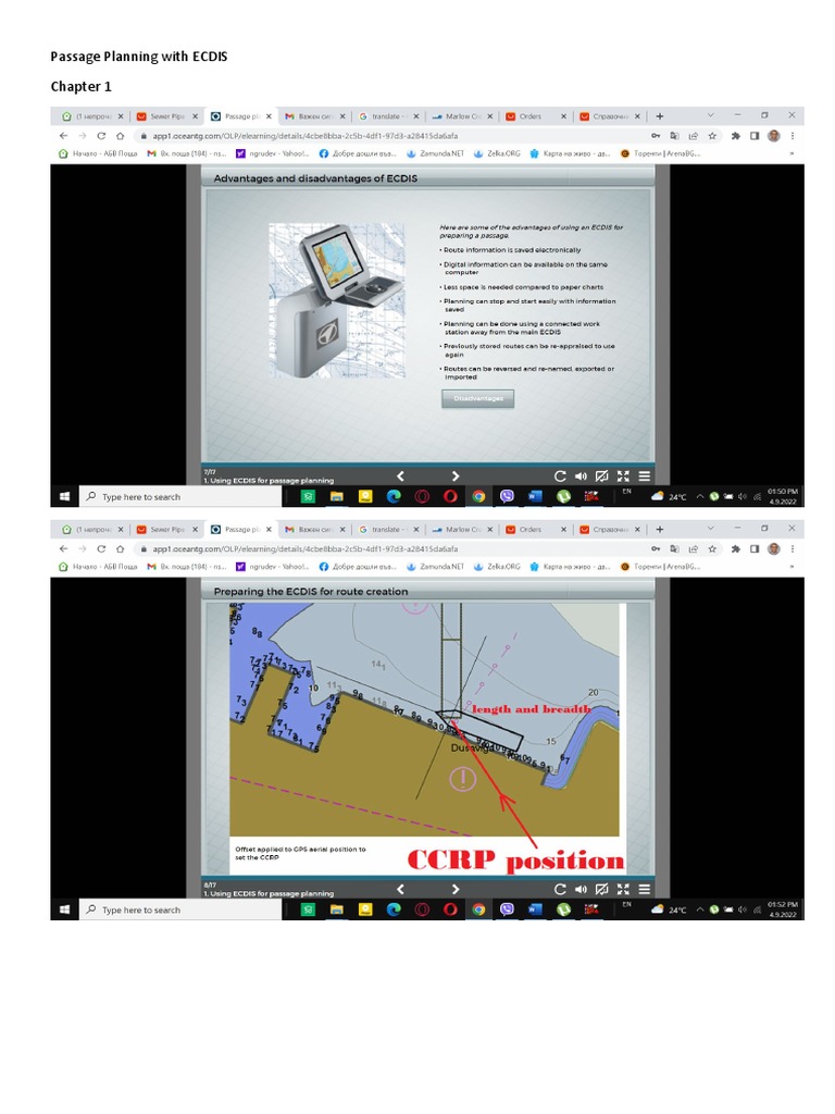 Kurs Passage Planning With ECDIS | PDF | Geographic Data And Information | Cartography