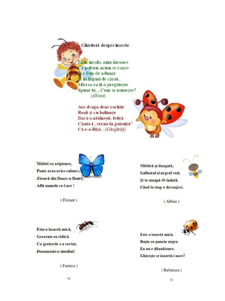 0 Ghicitori Insecte | PDF