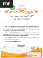 RSBSA Barangay Certificate | PDF