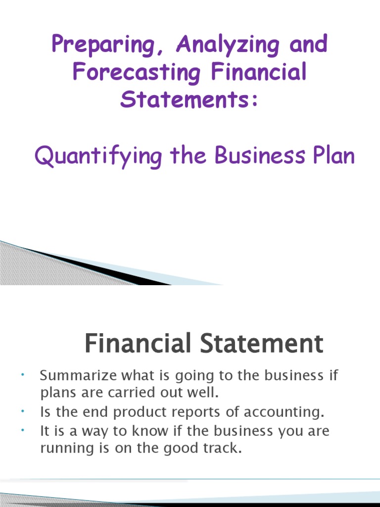 Preparing Analyzing and Forecasting Financial Statements | PDF | Income ...
