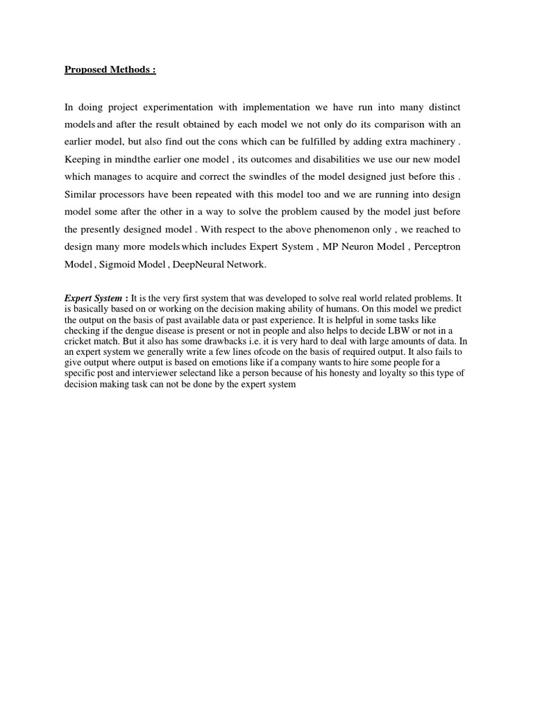 Proposed Methods Pdf