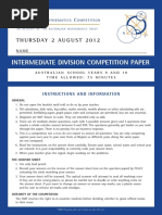 Otago Problem Solving Solutions 1 2023 | PDF